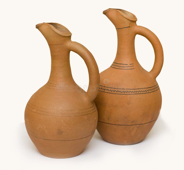 Earthen vessels stock image. Image of space, pitcher - 40201983