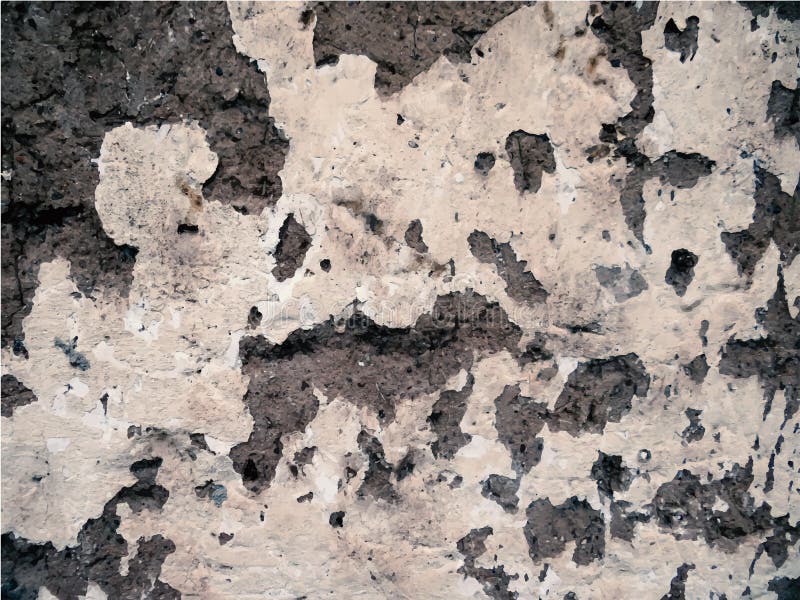 Earthen Wall Texture with Damaged Paint Surface Stock Image - Image of ...