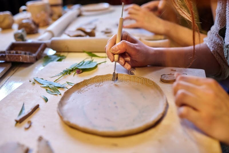 Earthenware. Ceramic Products from Raw Clay Stock Image - Image of ...