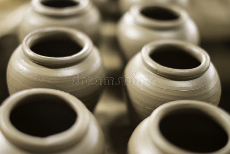 Earthenware stock image. Image of brown, pottery, closeup - 75560411