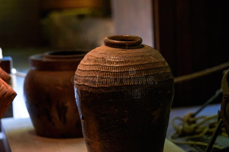 Earthenware Jars in Ancient Chinese Villages Stock Photo - Image of ...