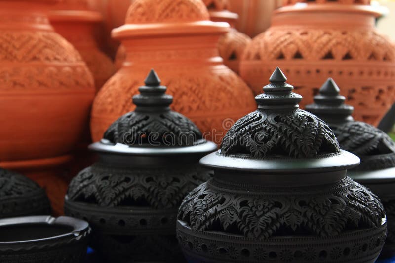 Earthenware stock image. Image of carving, colour, nature - 34593399