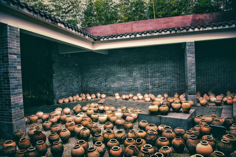 Earthenware Pots on the Ground Stock Image - Image of tools, asia ...