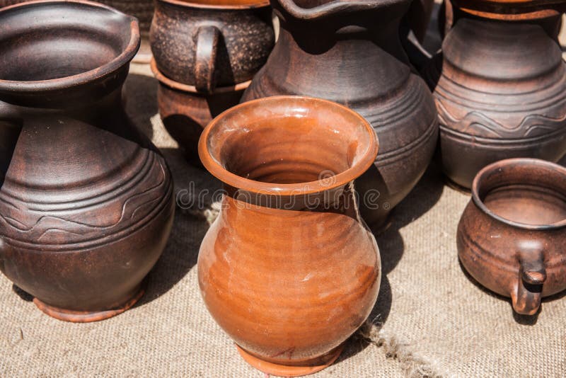 Earthenware pottery stock image. Image of traditional - 30028325