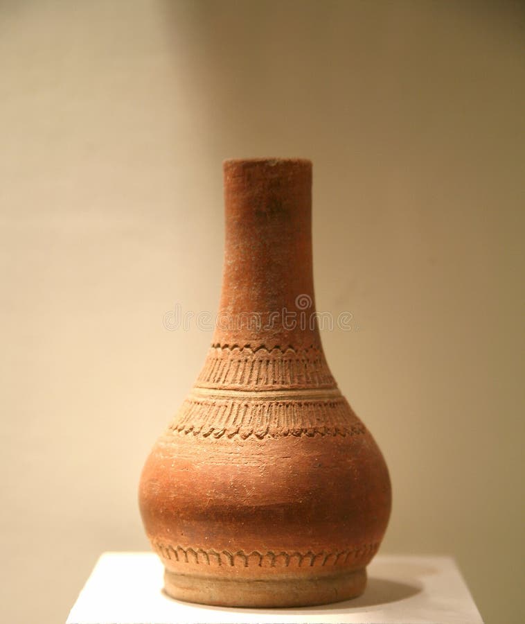 Earthenware Vessel , Asian Pottery Container Editorial Photography ...