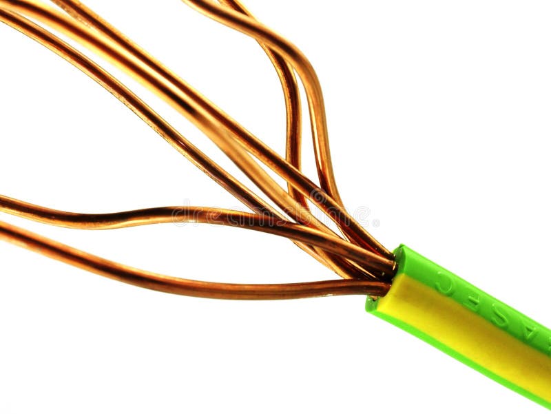 Earthing Cable 1 stock image. Image of shock, cable, construction - 1210447