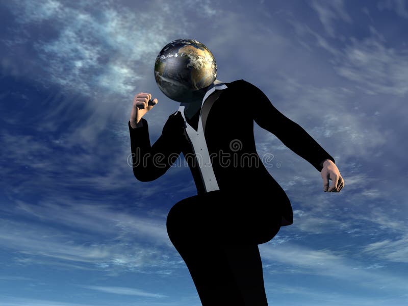 Earthman 3 stock illustration. Illustration of mass, circular - 1301931