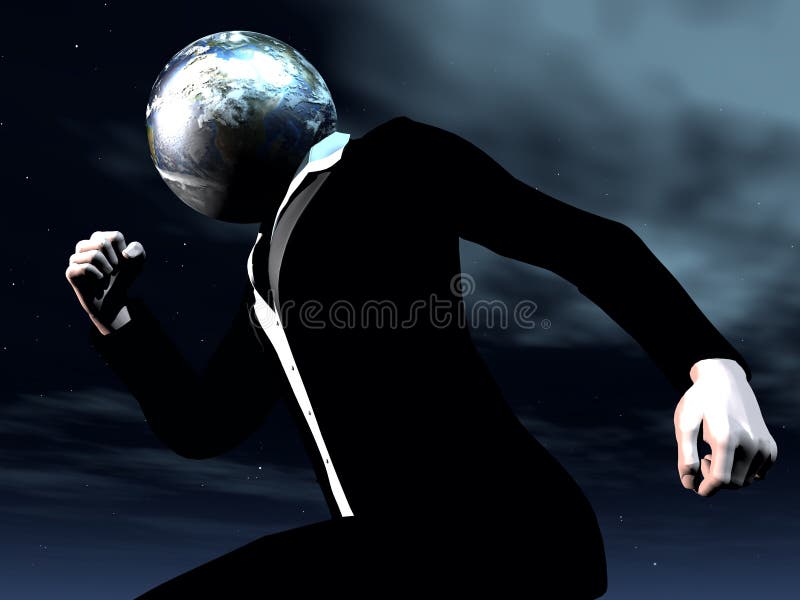 Earthman 4 stock illustration. Illustration of abstract - 1301926