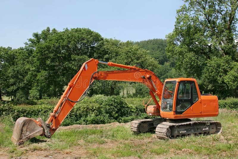 Industrial Earthmover stock image. Image of tool, backhoe - 8526065