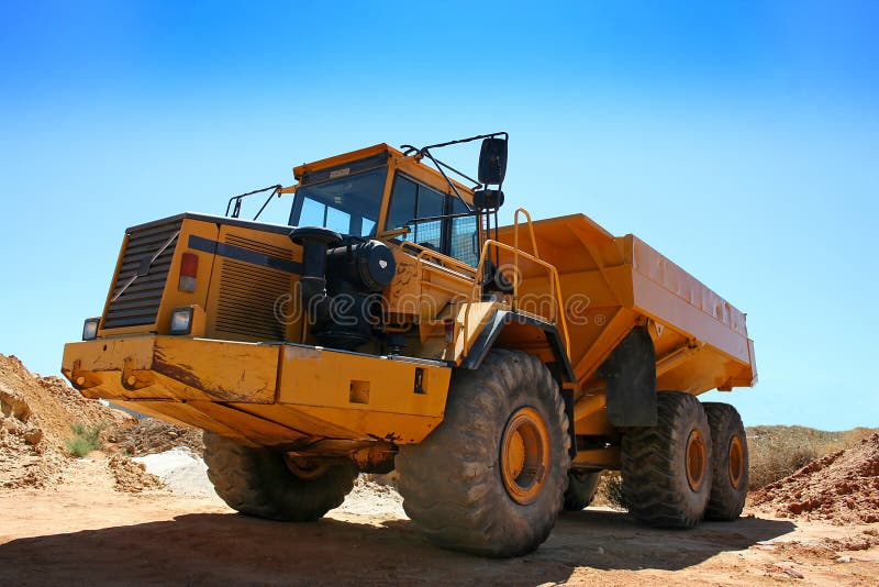 Giant Dump Truck stock photo. Image of pick, powerful - 5247146