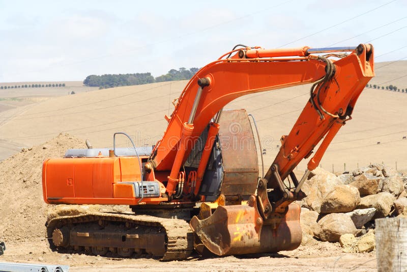 Earthmover stock photo. Image of digging, dozer, equipment - 8529148