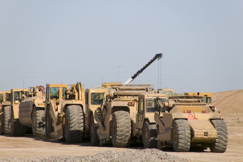 Earthmovers stock photo. Image of giant, tractor, huge - 26152684