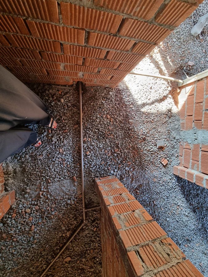 Earthmoving of the Construction Site Stock Image - Image of workers ...