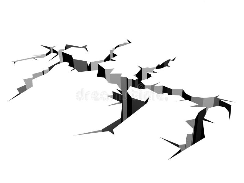 Earthquake stock illustration. Illustration of hollow - 48996063
