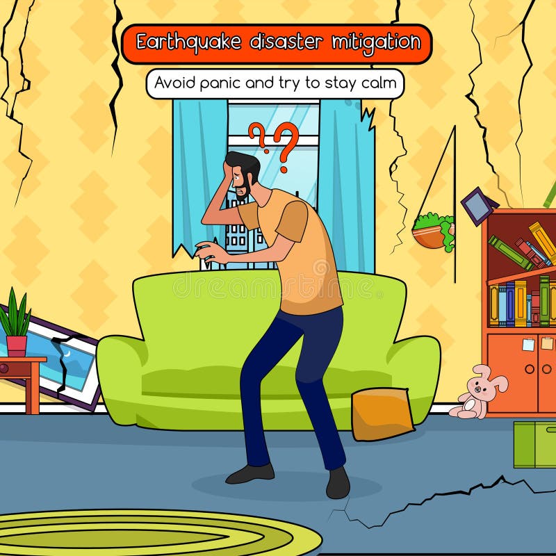 Panic Earthquake Stock Illustrations – 121 Panic Earthquake Stock ...