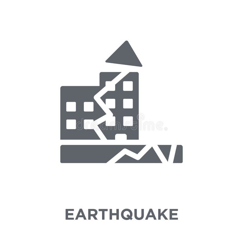 Earthquake icon stock vector. Illustration of broken - 12994068