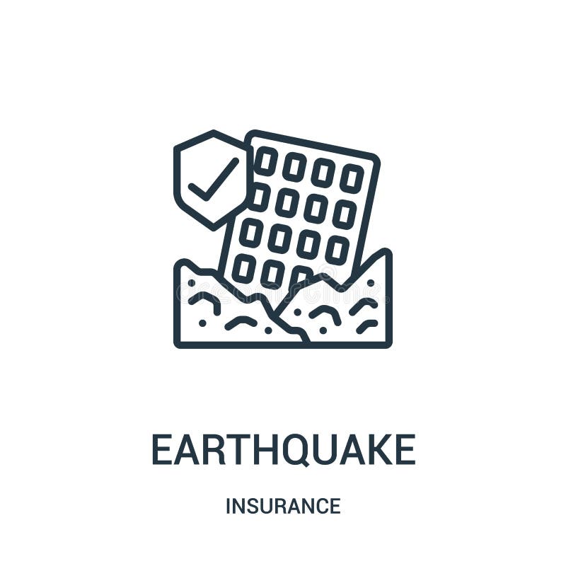 Earthquake icon stock vector. Illustration of broken - 12994068