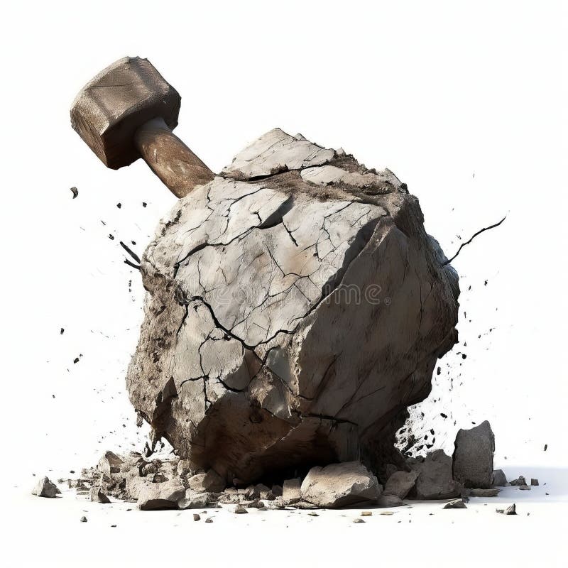 Earthquake Maul a Massive Hammer that Crushes the Ging Stock Image ...