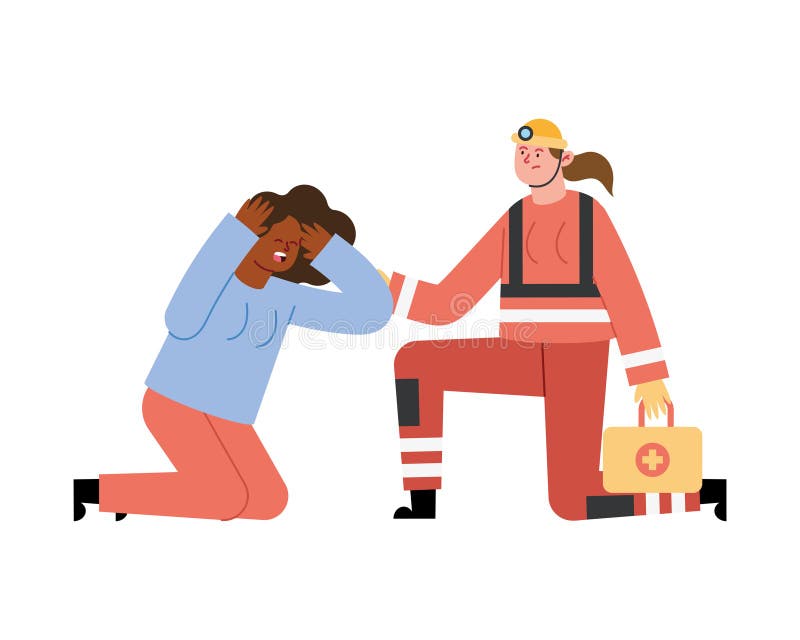 Earthquake People Illustration Stock Illustration - Illustration of ...