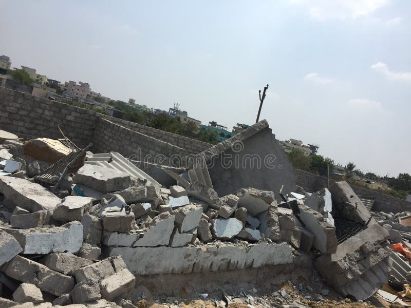 The Earthquake Resulted in the Collapsing of Building Stock Photo ...