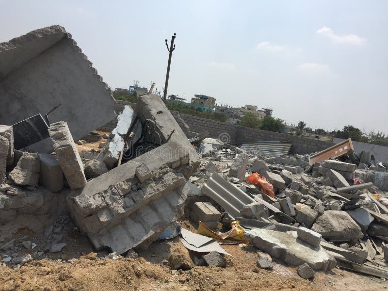 The Earthquake Resulted in the Collapsing of Building Stock Photo ...