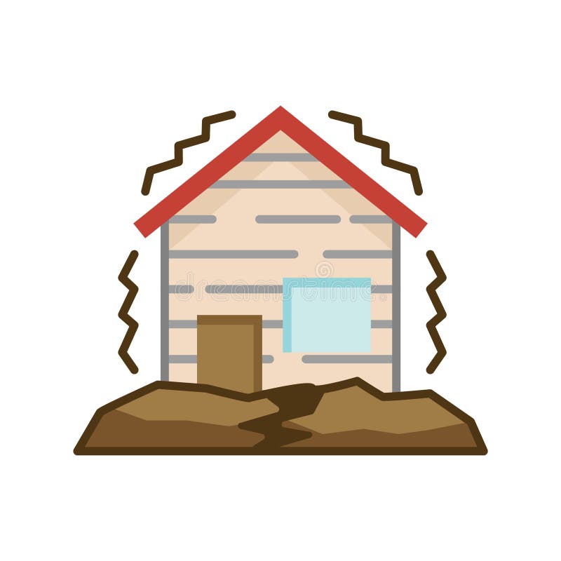 Earthquake. Vector Illustration Decorative Design Stock Vector ...