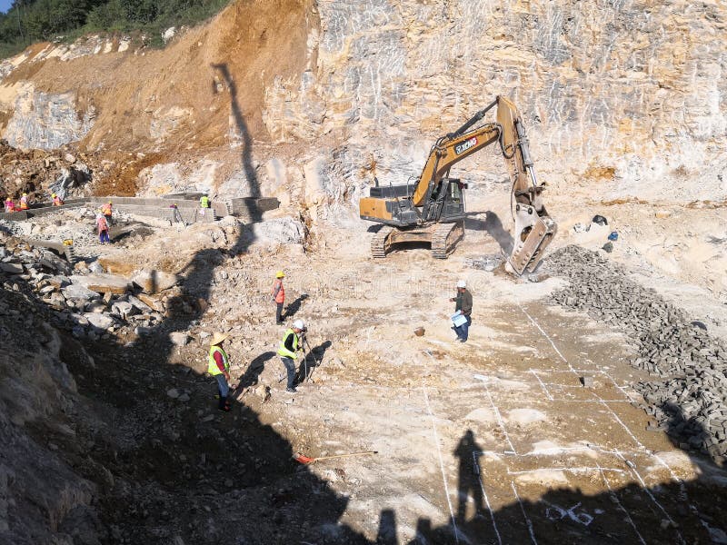 Earthwork stock image. Image of power, sand, load, lifted - 18924045