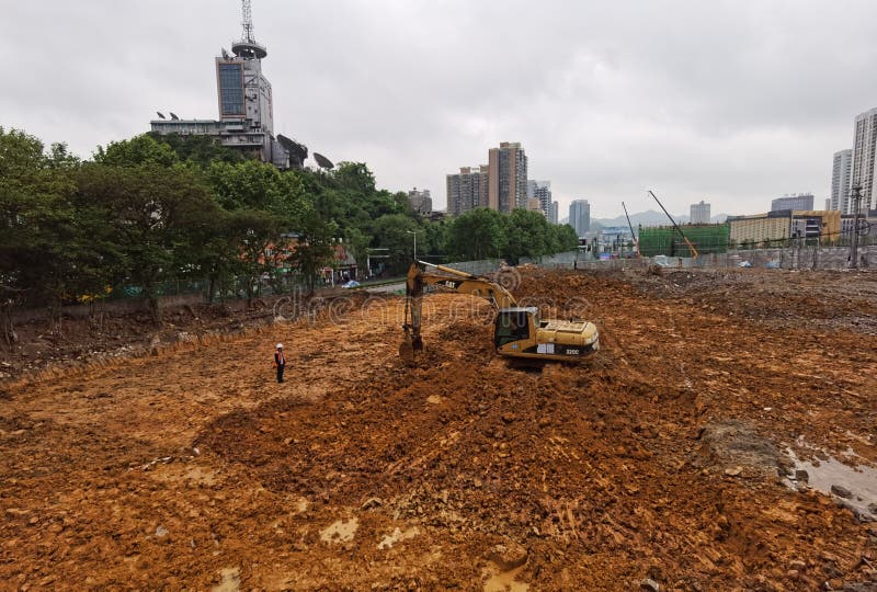 Earthwork Construction Site 2 Editorial Photo - Image of industry ...