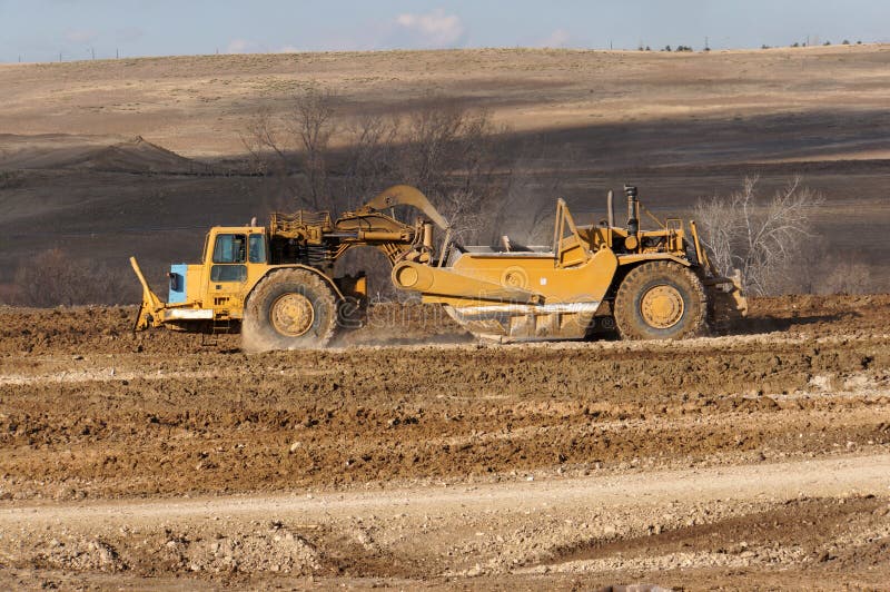 Earthwork smoothing stock photo. Image of level, dirt - 28070080
