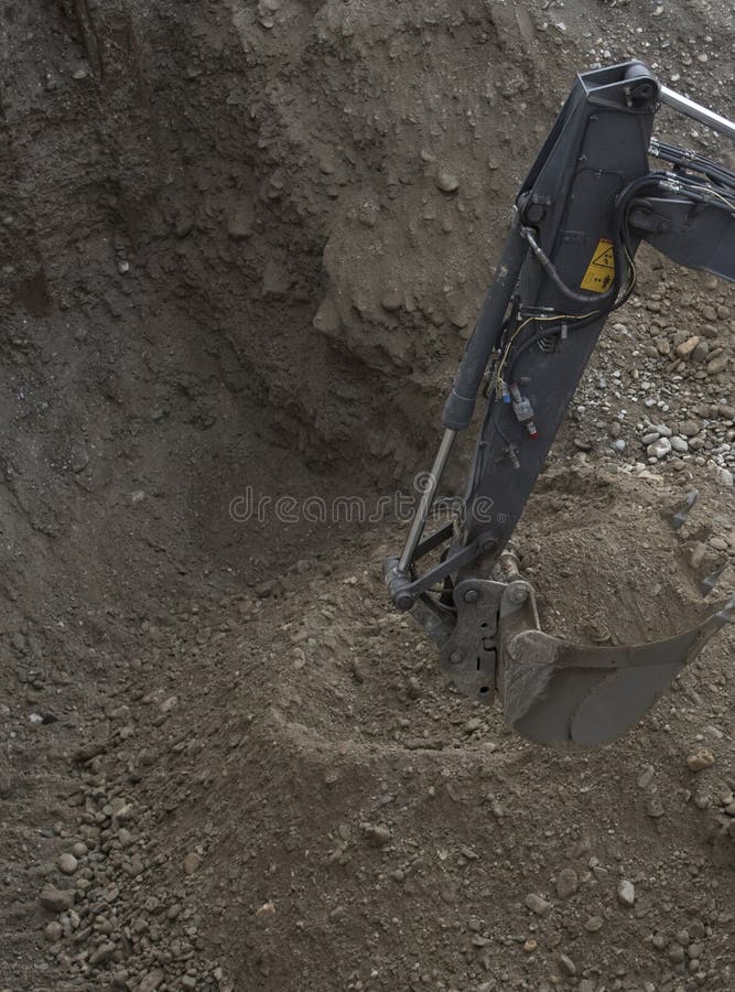 Earthworks and Excavation in Civil Engineering Stock Photo - Image of ...