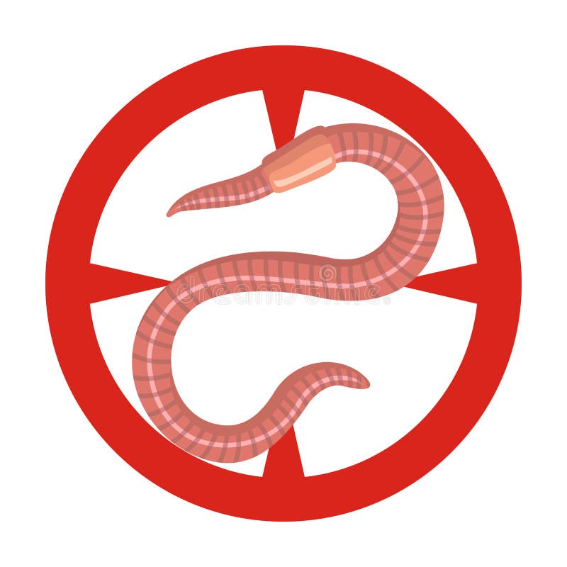 Earthworm Vector Icon.Cartoon Vector Icon Isolated on White Background ...