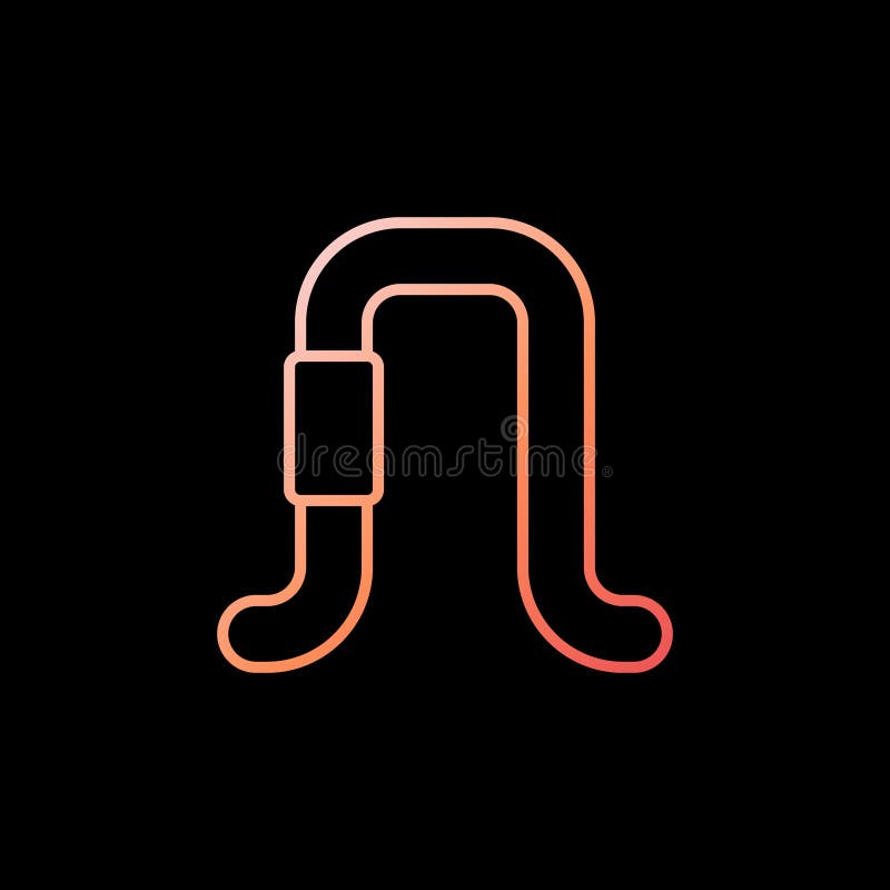 Earthworm Vector Outline Concept Colorful Icon. Worm Linear Symbol ... Earthworm Vector Outline Concept Colorful Icon. Worm Linear Symbol ...