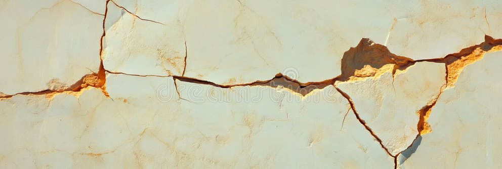 Earthy Beige Wall with Rough Texture and Cracks for Interior Background ...