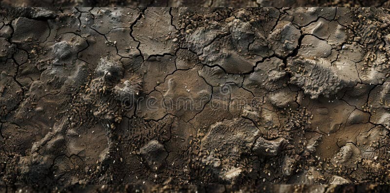 Earthy Textures. Soil Texture Exploration Stock Illustration ...