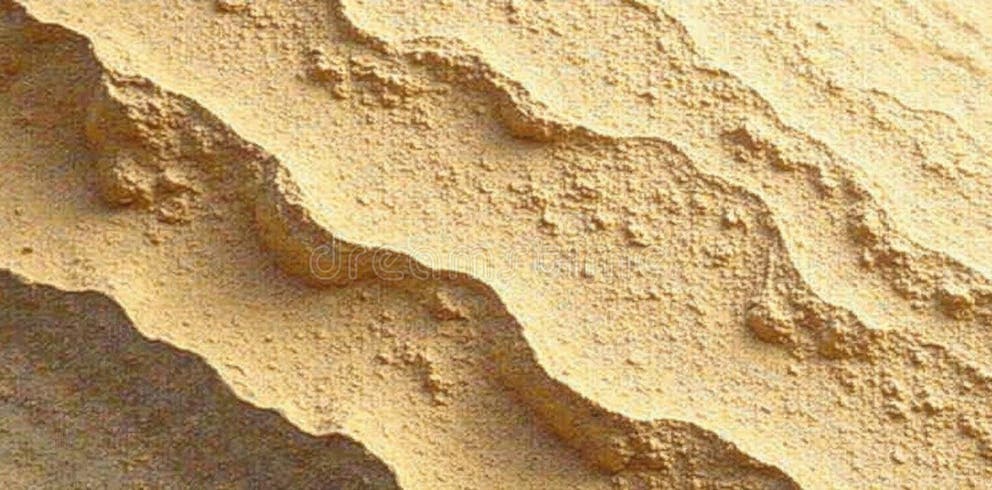 Earthy Tone Beige Surface Features Intricate Natural Geological ...