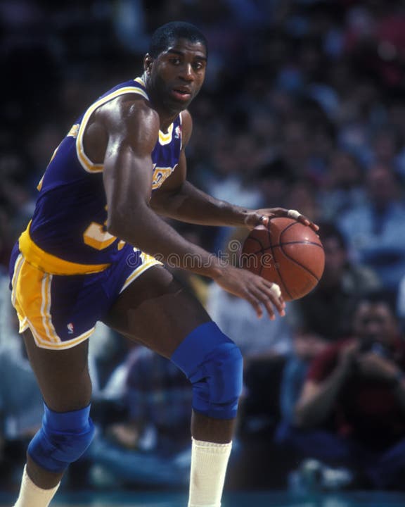 Earvin Magic Johnson fotografía editorial. Imagen de color - 74161302