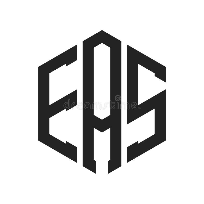 EAS Logo Design. Initial Letter EAS Monogram Logo Using Hexagon Shape ...