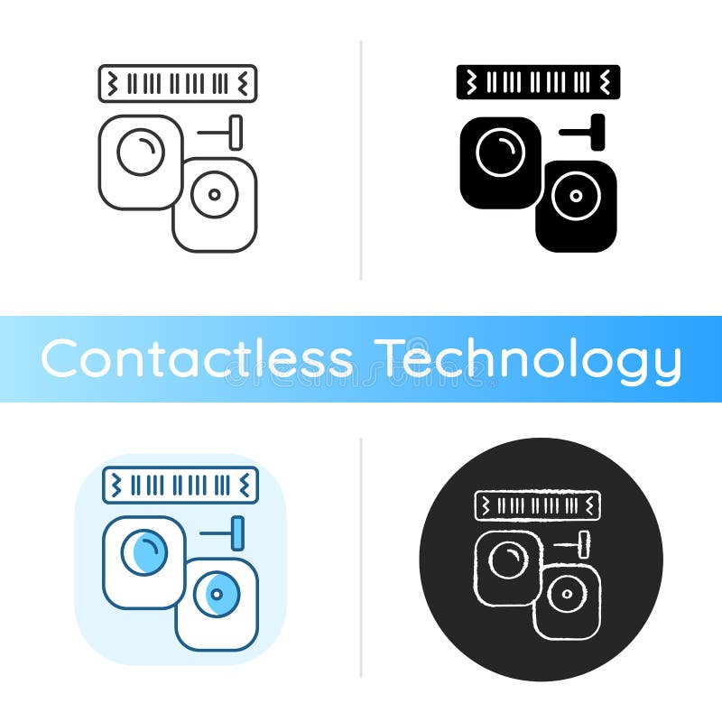 EAS tags and labels icon stock vector. Illustration of linear - 213980991