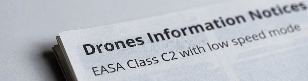 Easa Class 2 Drone Information Panorama Stock Photo - Image of easa ...
