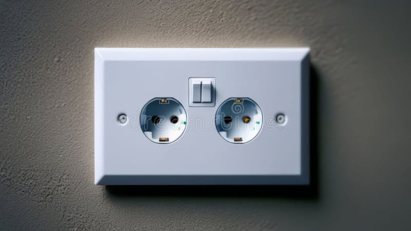 Ease of Access: Electrical Outlet. Generated by AI. Stock Illustration ...