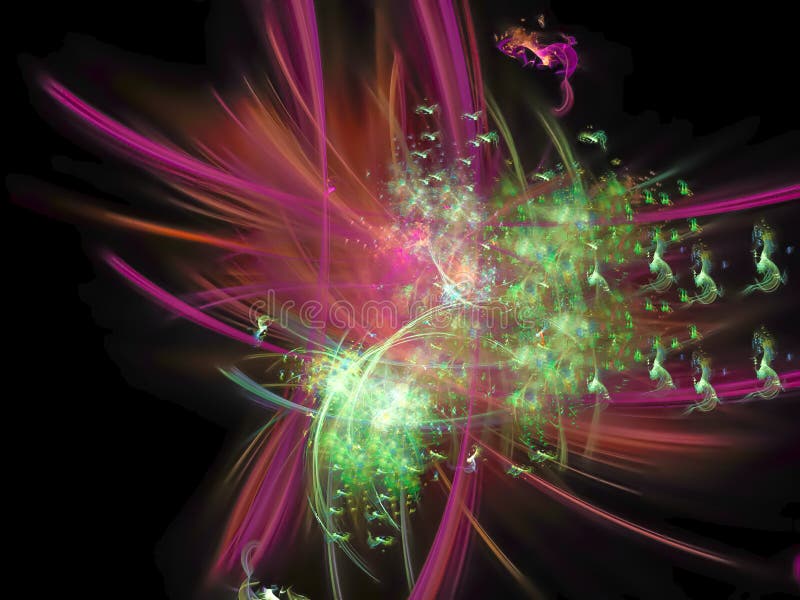 Ease Digital Future Artistic Magic Background Ethereal Shining Science ...