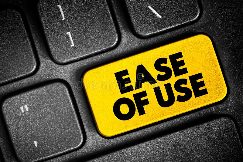 Ease of Use - Basic Concept that Describes How Easily Users Can Use a ...