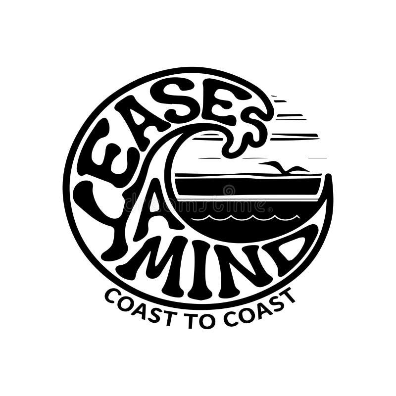 Ease Ya Mind Silhouette Vector Illustration Stock Illustration ...