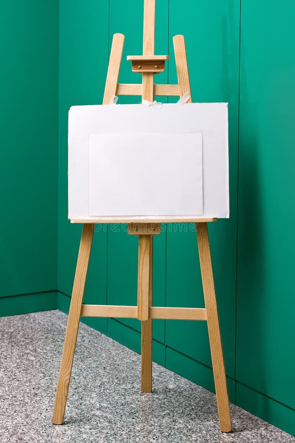 Easel stock photo. Image of draw, front, classic, canvas - 38405346