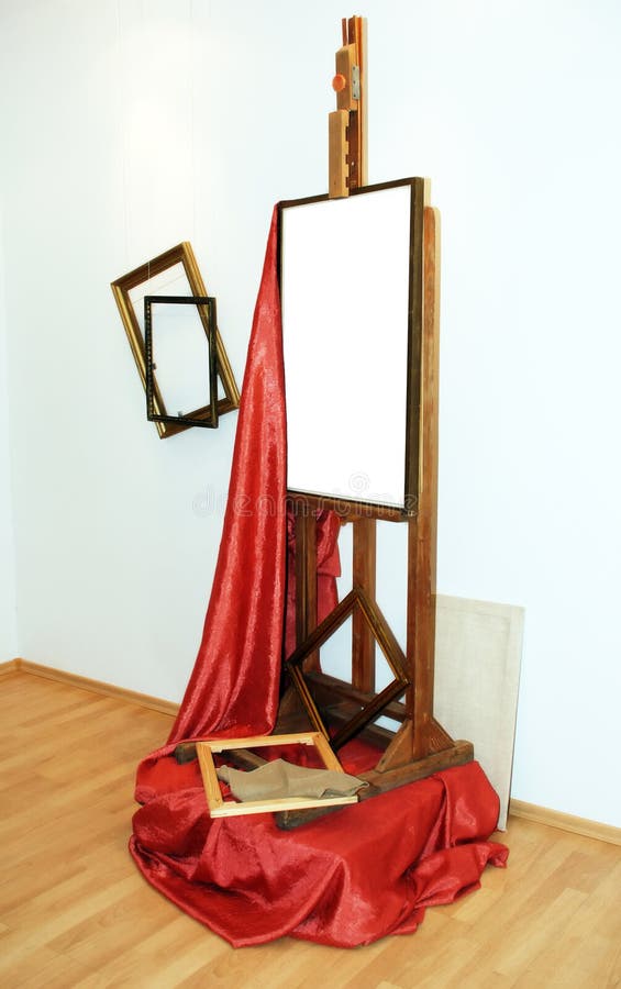 Easel. stock photo. Image of design, culture, paintings - 13307724