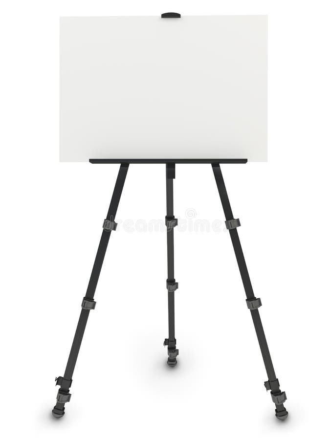 Easel. stock illustration. Illustration of marketing, paper - 7883882