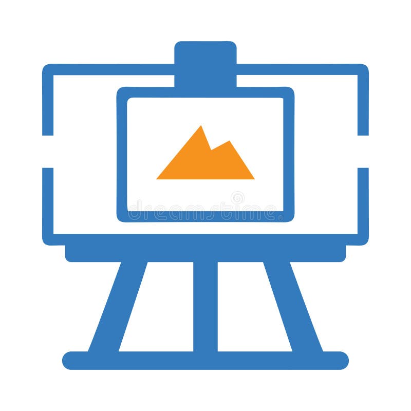 Easel, Board, Paint Board, Paint, Drawing, Drawings, Easel Icon Stock ...