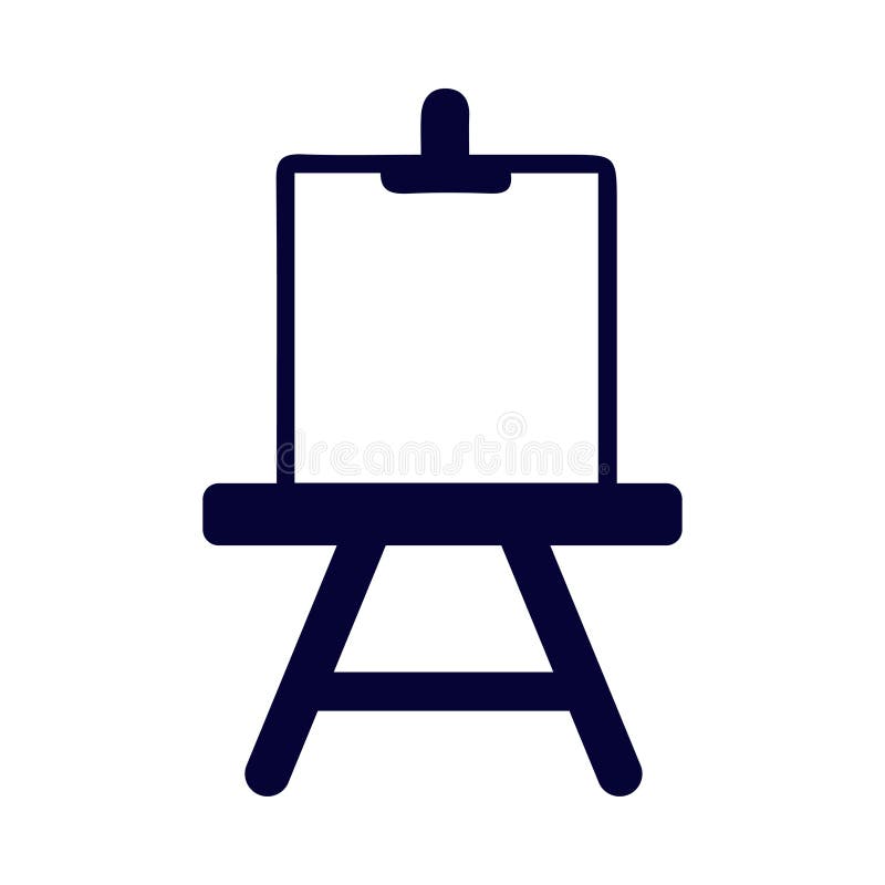 Easel, Board, Paint Board, Paint, Drawing, Drawings, Easel Icon Stock ...