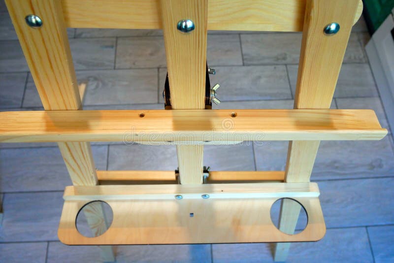 An Easel for Drawing. Details and Close-up. Assembling an Easel for ...