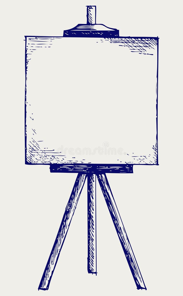 Retro Easel Sketch Stock Illustrations – 198 Retro Easel Sketch Stock ...